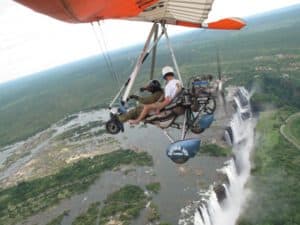 Wings of Freedom Over Victoria Falls on a Microlight Flight Adventure